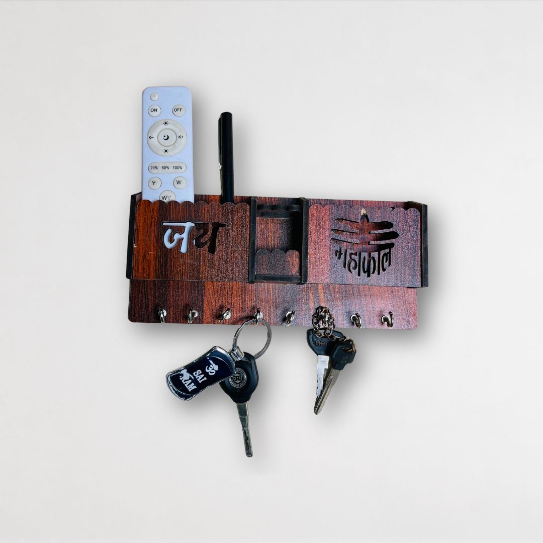 Stylish Wooden Keyholders with 8 Hooks – Breathe Infinity