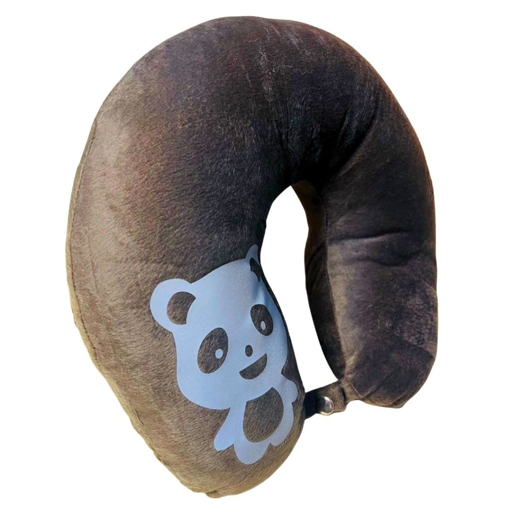 Brown Neck Pillow - Travel Comfort & Neck Support
